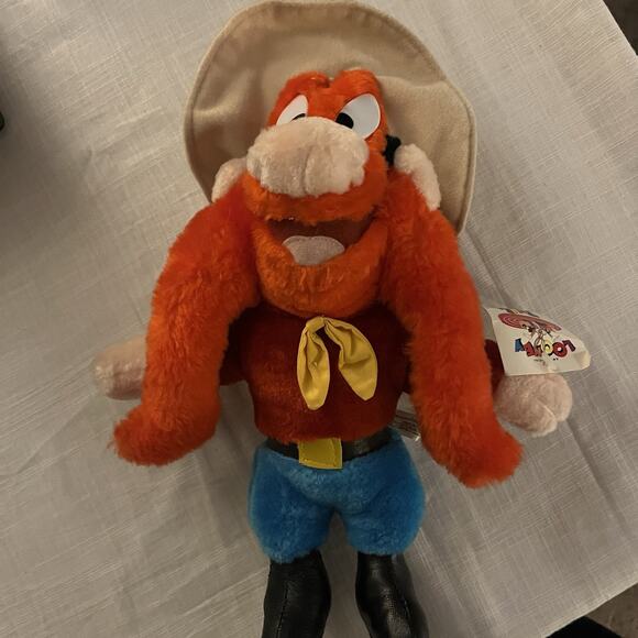 Warner Bros. | Toys | Vintage Looney Tunes Yosemite Sam 995 Stuffed 11 ...